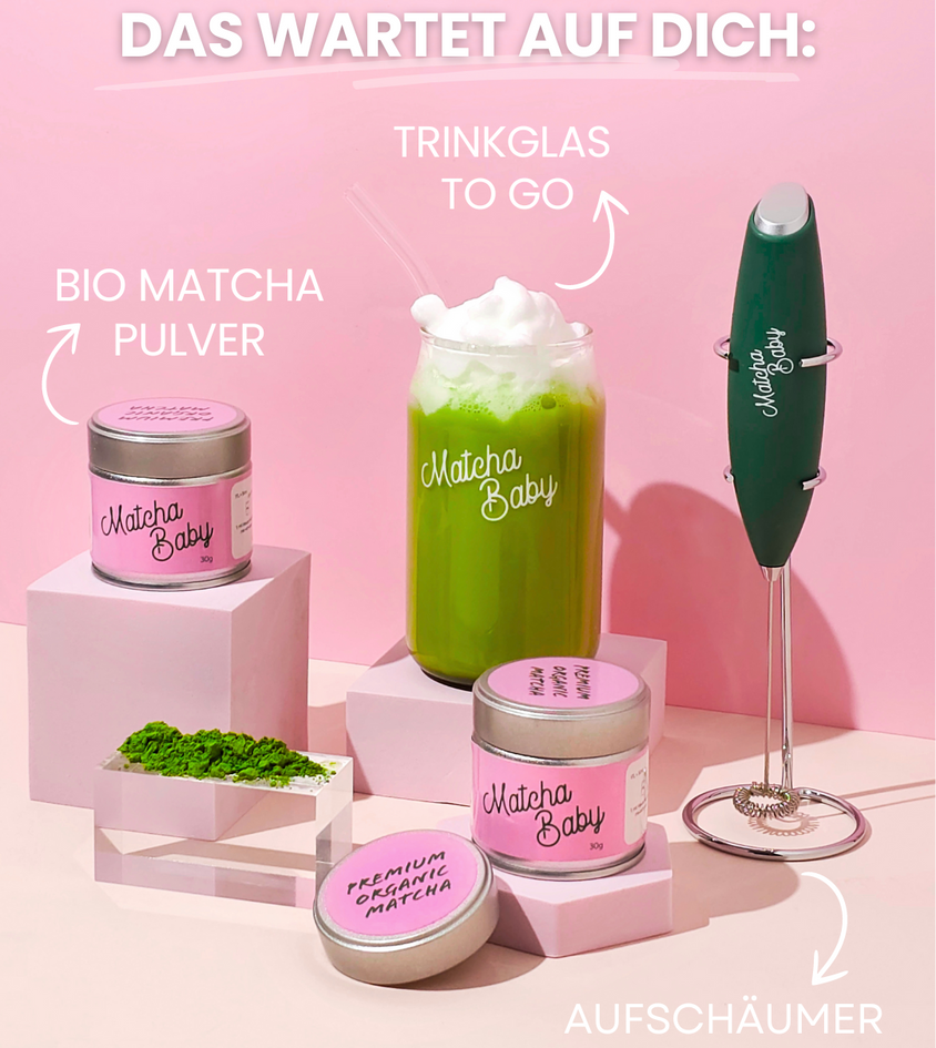 Matcha Latte Rezept: Der grüne Latte Macchiato – Matcha Baby